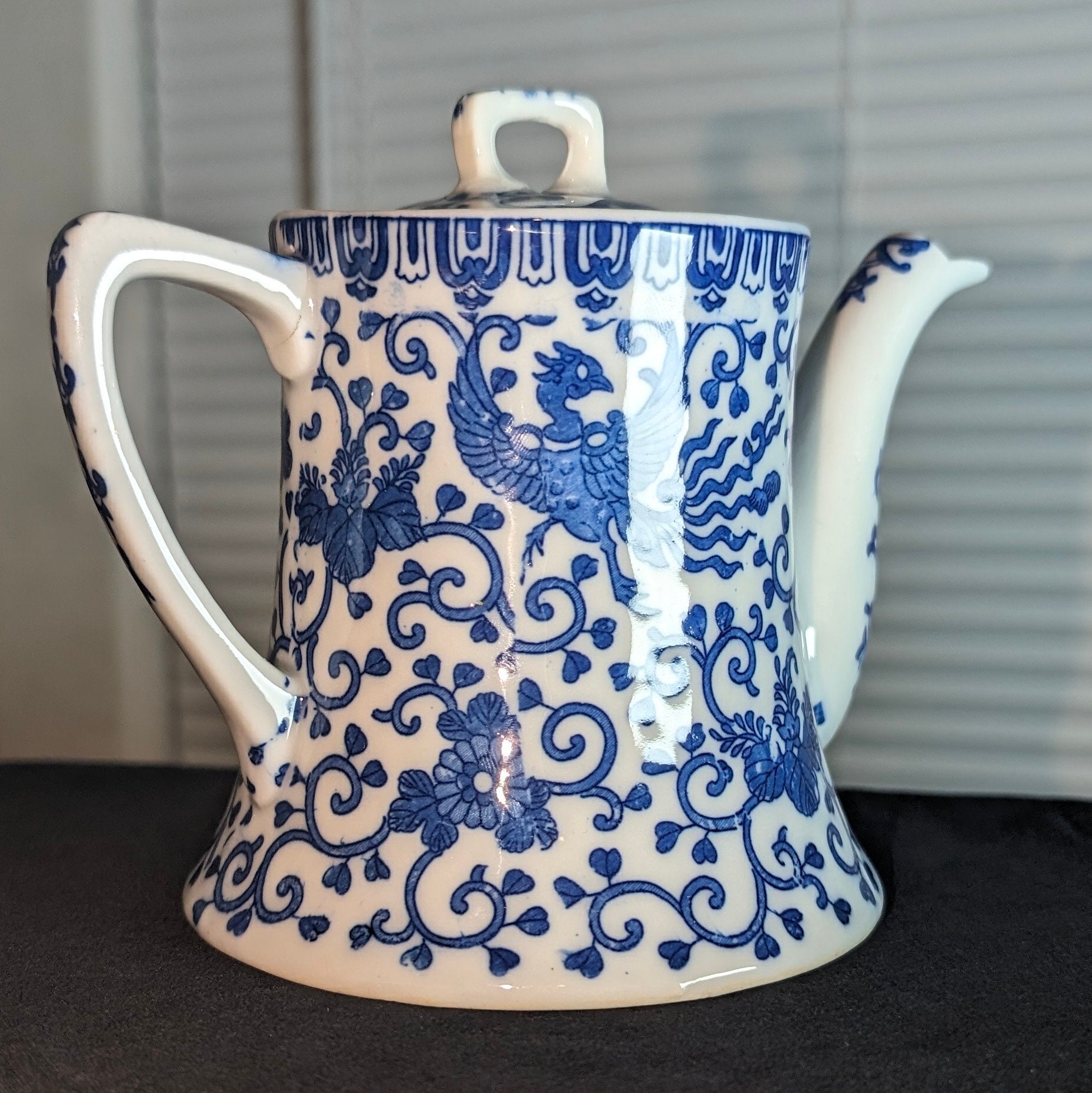 Japan Phoenix Ware Tea Pot Vintage Morimura Japan - Etsy