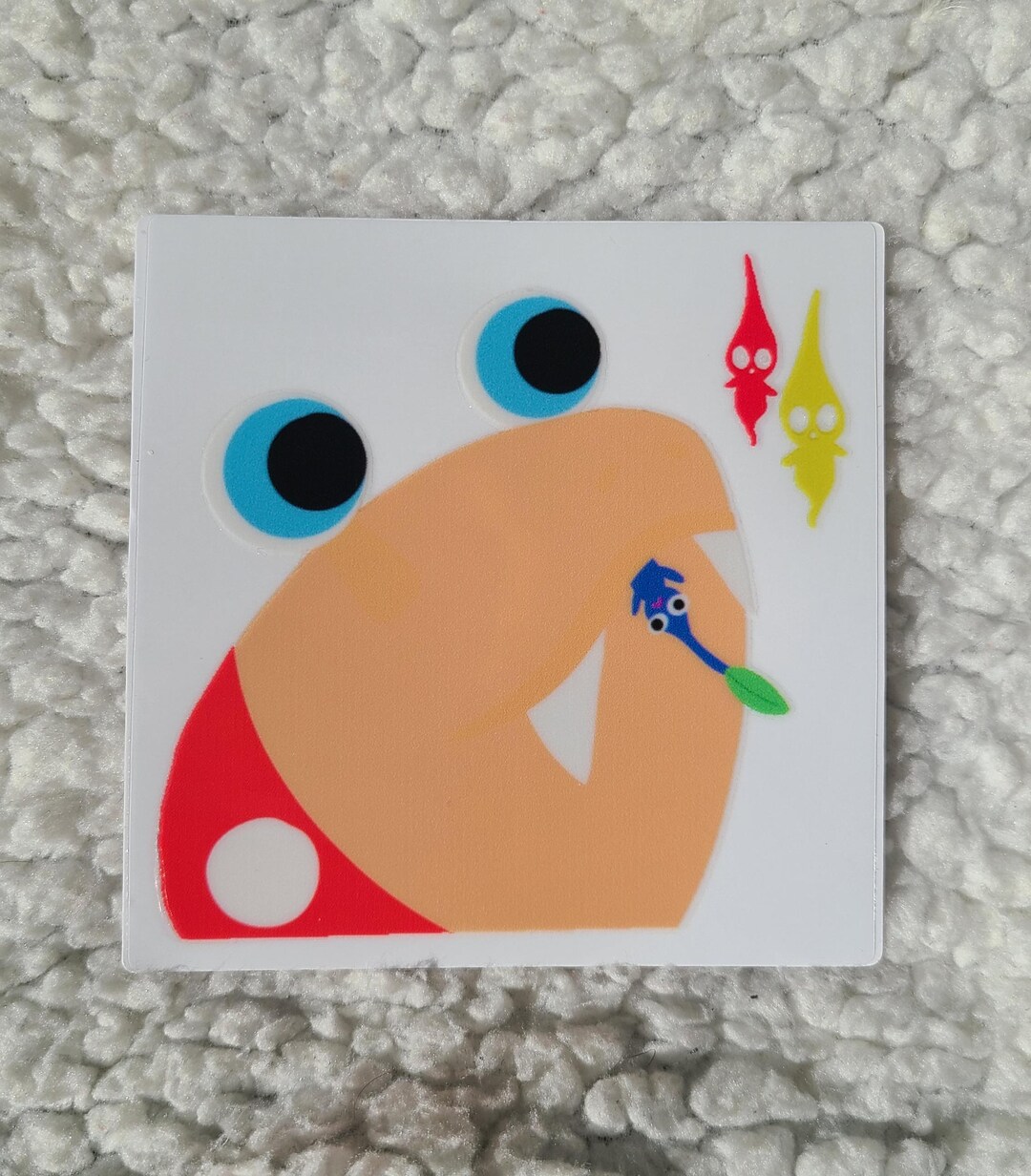 Pikmin Bulborb Weatherproof Vinyl Transfer Sticker Car Decal - Etsy