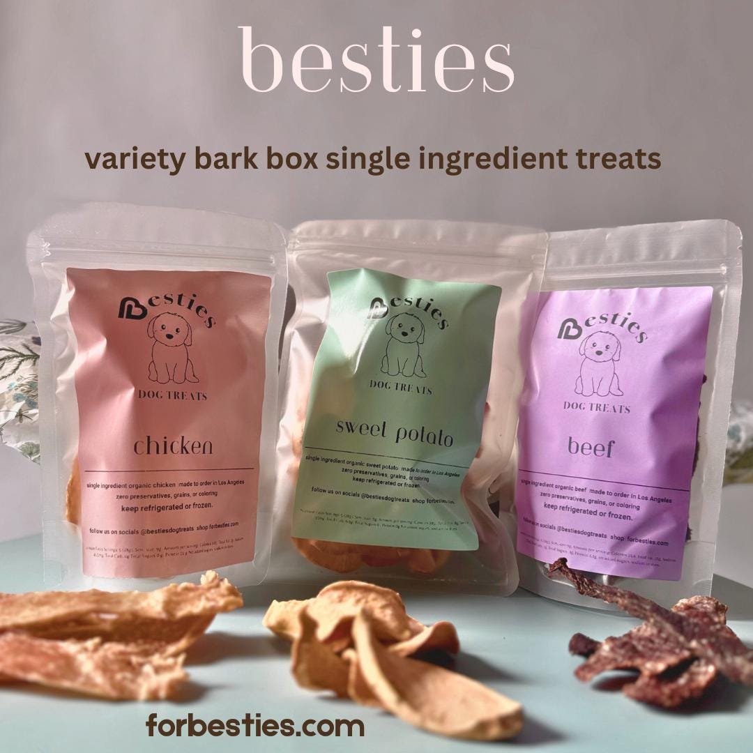 Besties Bark Box Dog Treats Sampler - Etsy