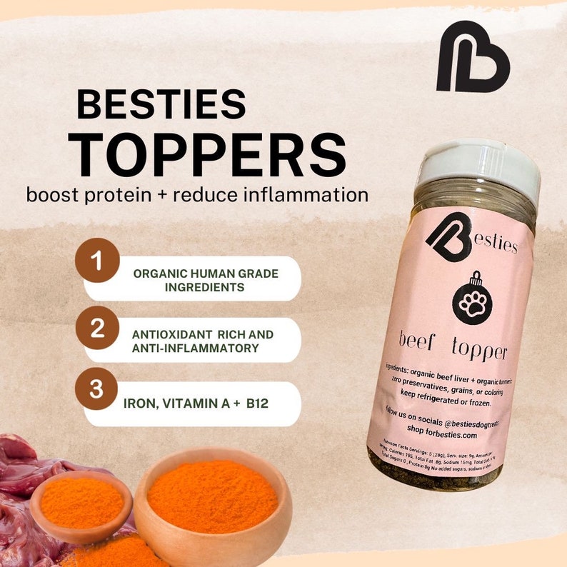 Besties Beef Liver Topper - Etsy