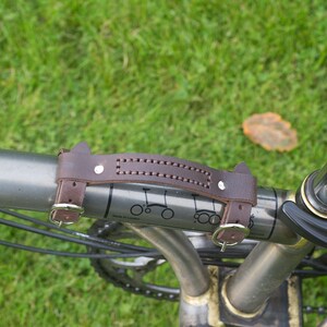 Leather Mini Carry Handle for BROMPTON Handgrip Bike Bicycle Frame ...