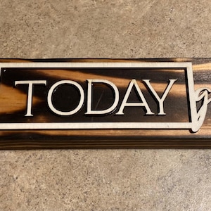 Engraved Rustic Wooden Block Signs; Country Decor; Custom Laser ...