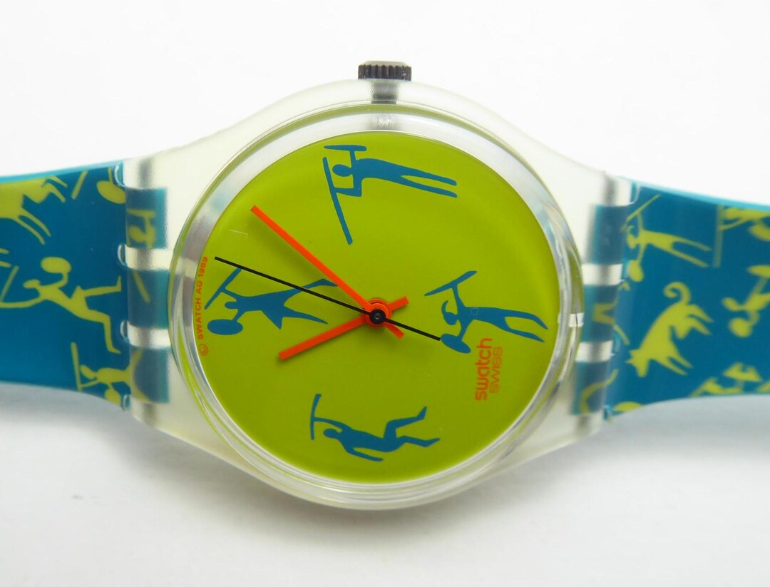 Swatch Quartz GK 120 African Can Von 1989 Armbanduhr Ø 34 Mm OVP O4808 ...