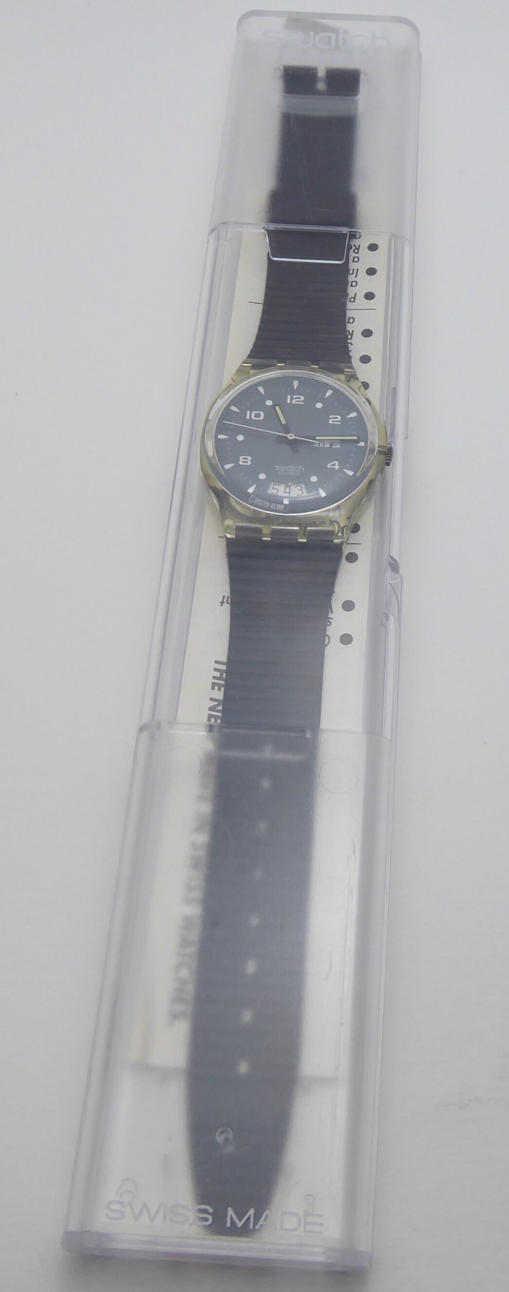 Swatch Quartz GK 702 Open Windows Von 1991 Armbanduhr Ø 34 Mm OVP O4707 ...