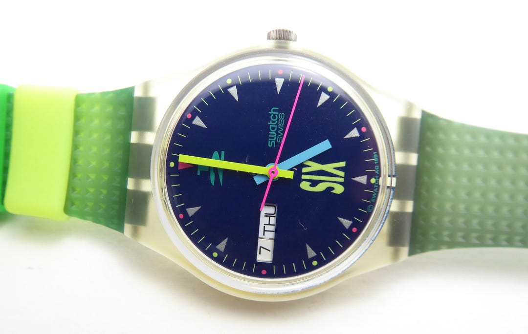 Swatch Quartz GK 700 Giro Von 1991 Armbanduhr Ø 34 Mm OVP (O4798) - Etsy