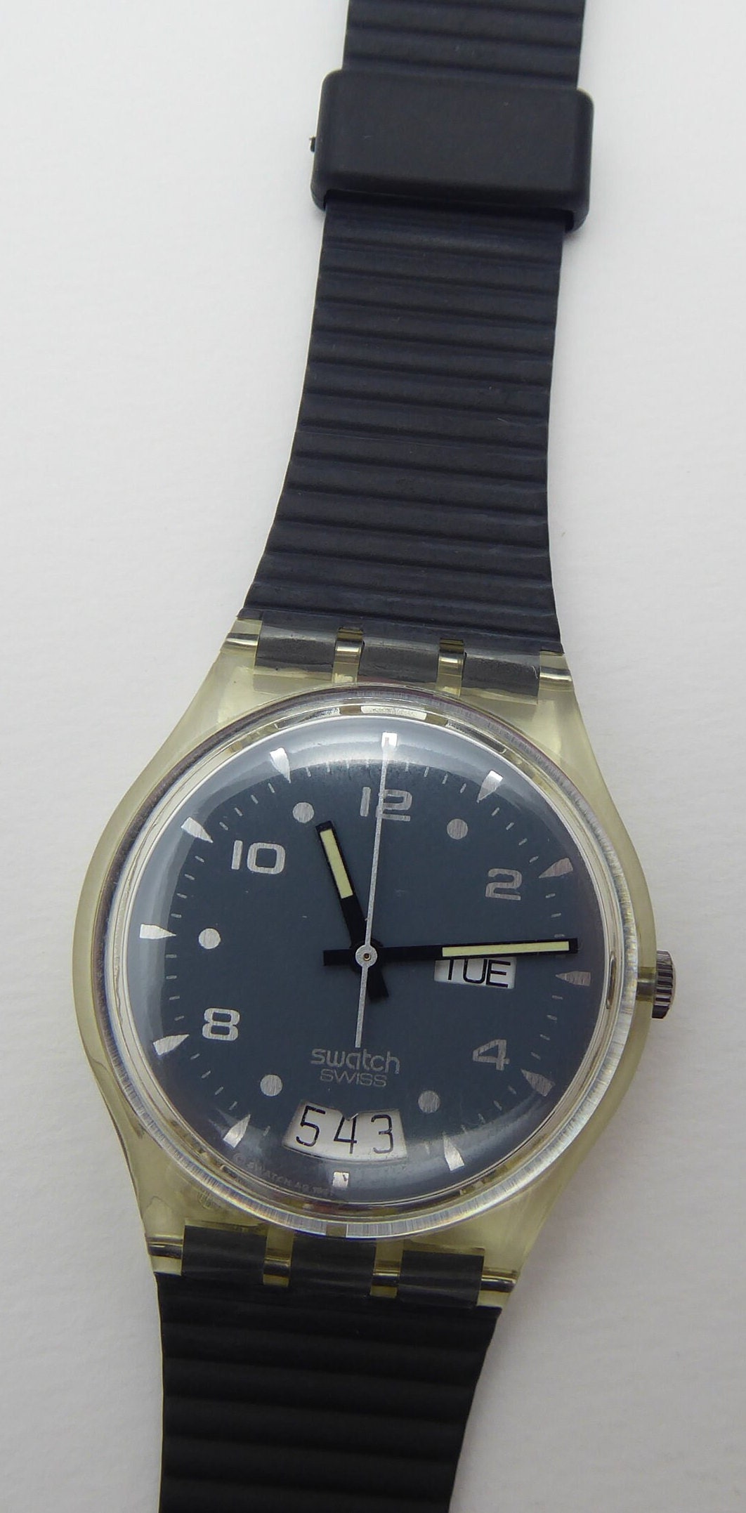 Swatch Quartz GK 702 Open Windows Von 1991 Armbanduhr Ø 34 Mm OVP O4707 ...