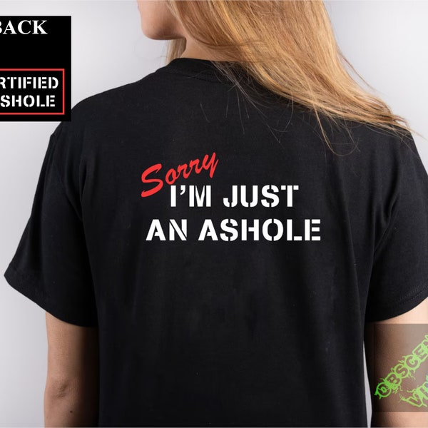 Certified Asshole Etsy