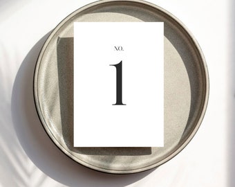 Oak Tree Table Numbers | Instant Download, Canva Template, Printable ...