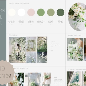 Clean and Modern Luxury Floral Proposal Template | Instant Download ...