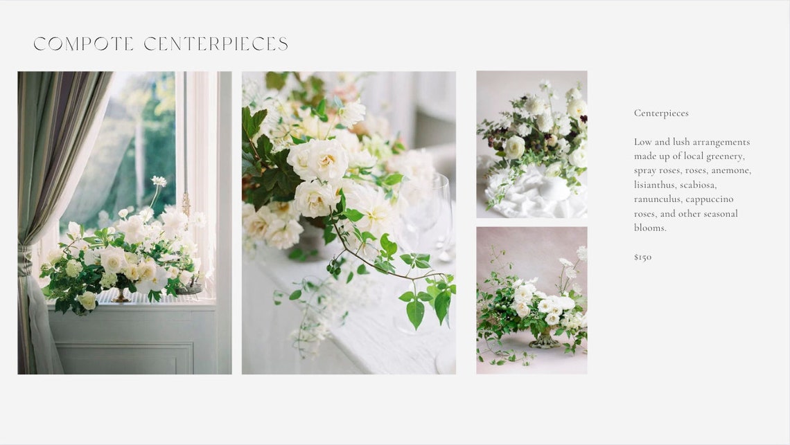 Elegant Floral Proposal Template | Customizable Canva Design (instant ...