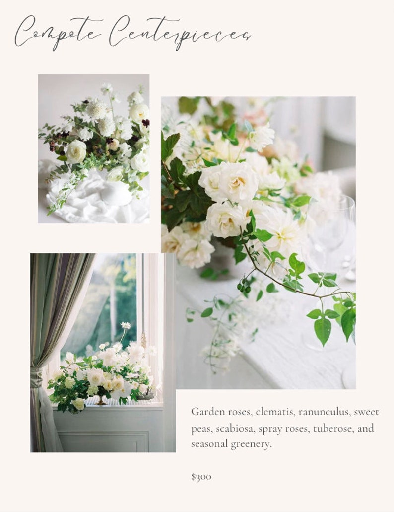 Luxury Floral Proposal Template | Instant Download, Fully Customizable ...