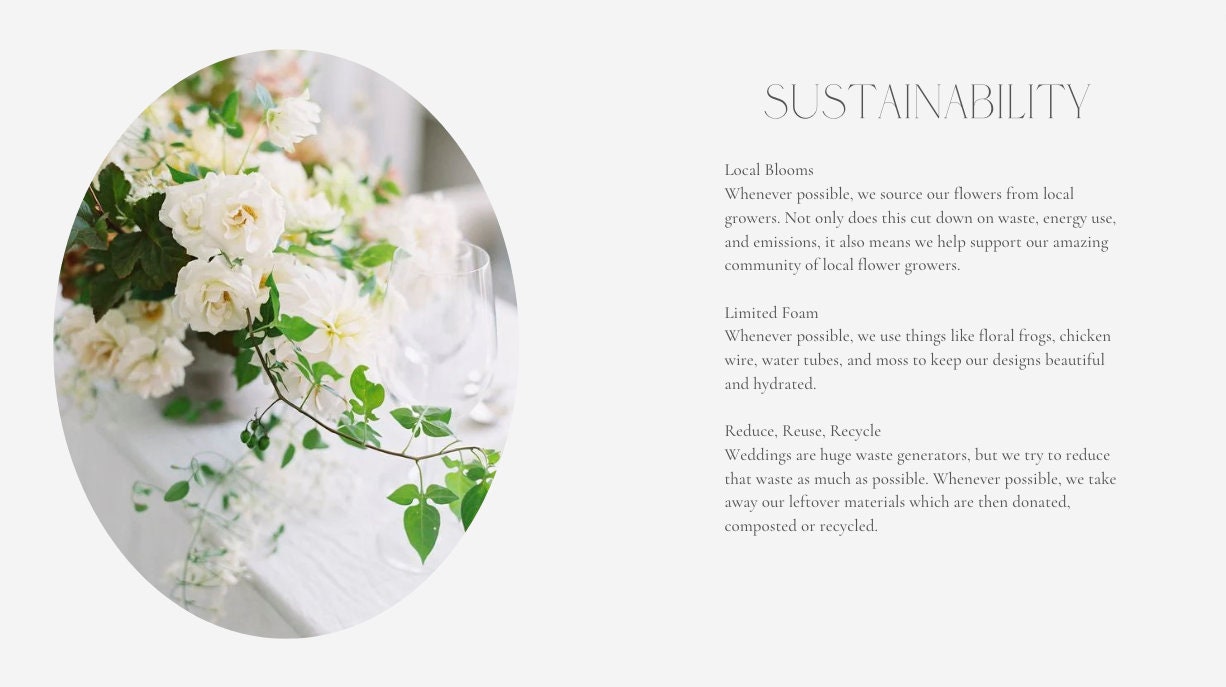 Elegant Floral Proposal Template | Customizable Canva Design (instant ...