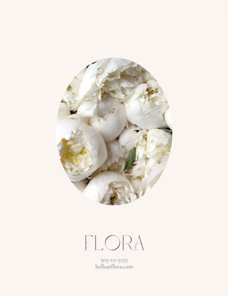 Luxury Floral Proposal Template | Instant Download, Fully Customizable ...