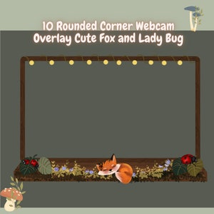 Twitch Frame Round Corner Webcam Border Webcam Overlay Twitch Camera ...