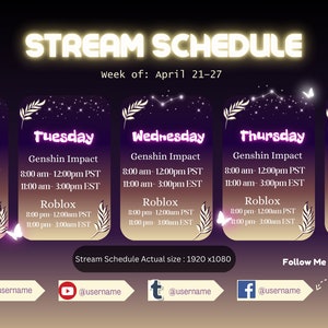Twitch Panels Stream Cozy Magical Celestial Vtuber Asset Weekly ...