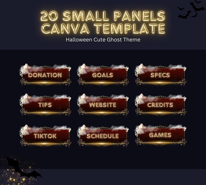 Halloween Facecam | Twitch Panels | Stinger Transition | Stream Package ...