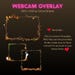 Spooky Webcam Overlay Rounded Corner Cute Ghost Twitch Frames Editable ...