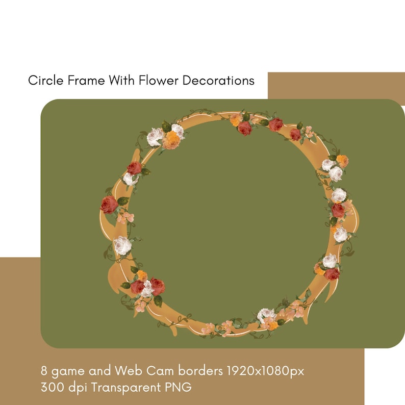 Webcam Border Cat Cottage Core Twitch Stream Asset Vtuber Camera ...