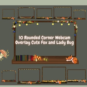 Twitch Frame Round Corner Webcam Border Webcam Overlay Twitch Camera ...