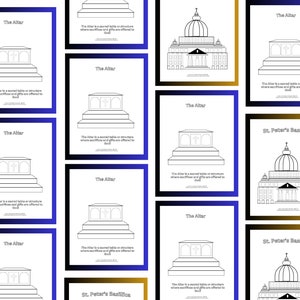Catholic Coloring Page | Altar | Catholic Kids | Drawing | Printable ...