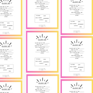 Catholic Kids Worksheet| Glory Be Prayer| Common Catholic Prayers ...