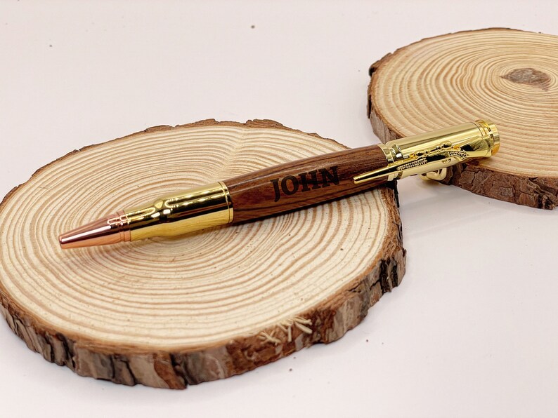 Custom Pen, Customizable Bolt Action Pen, Engraved Bolt-action Bullet ...