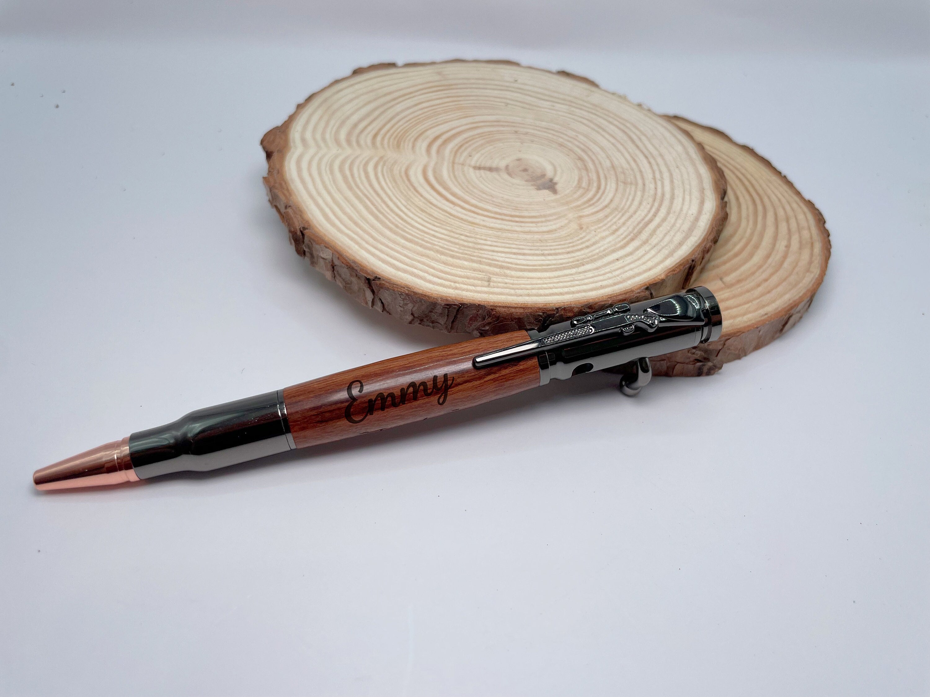 Custom Pen, Customizable Bolt Action Pen, Engraved Bolt-action Bullet ...