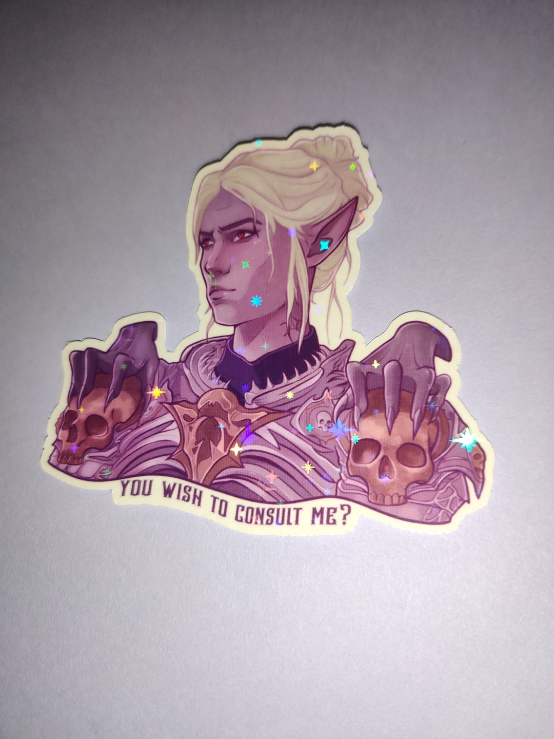 Holographic Minthara Baldur's Gate 3 Sticker - Etsy