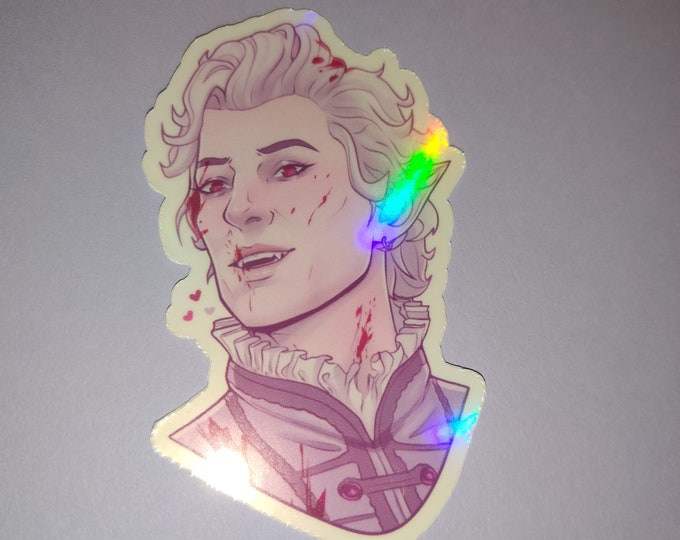 Holographic Astarion Baldur's Gate 3 Sticker - Etsy