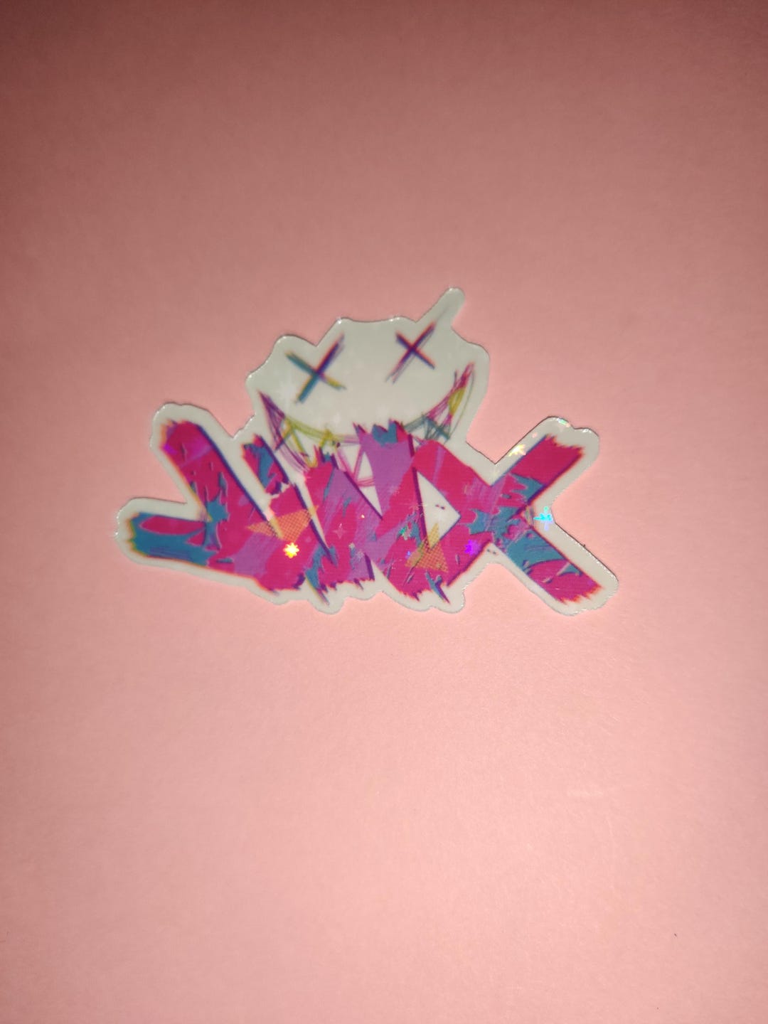 Holographic Jinx Name Sticker - Etsy