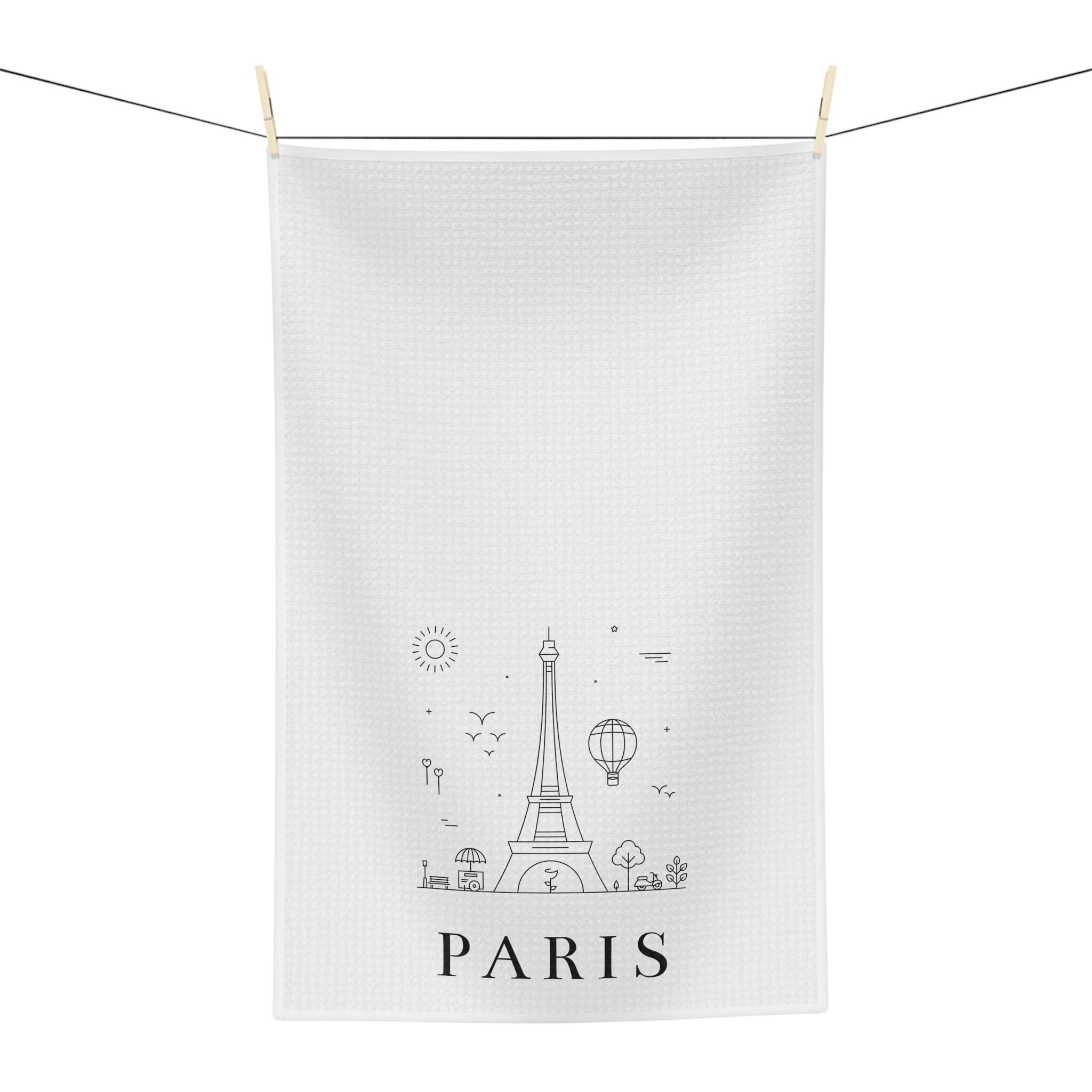 Soft Tea Towel - Paris - Etsy