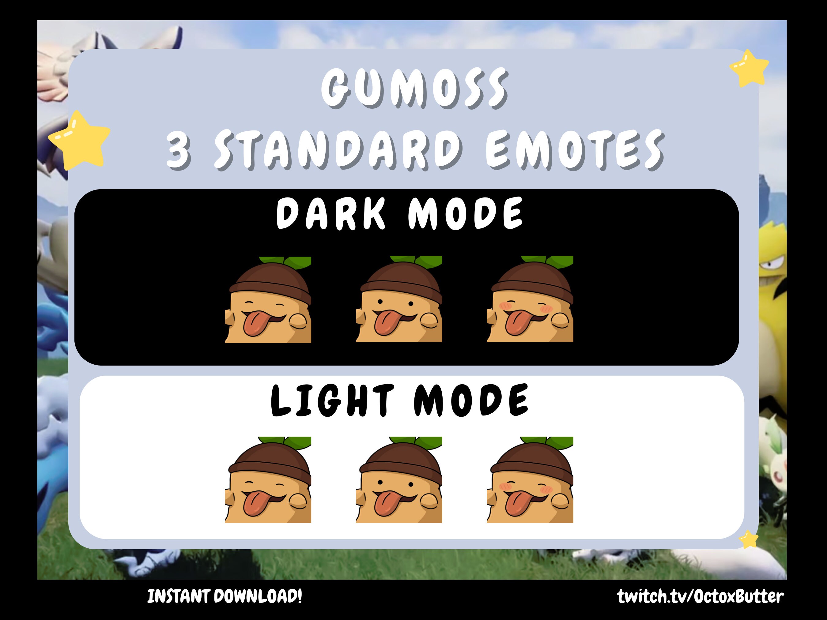 Gumoss 3 Standard Twitch Emote | Palworld Emote | Discord Emote ...