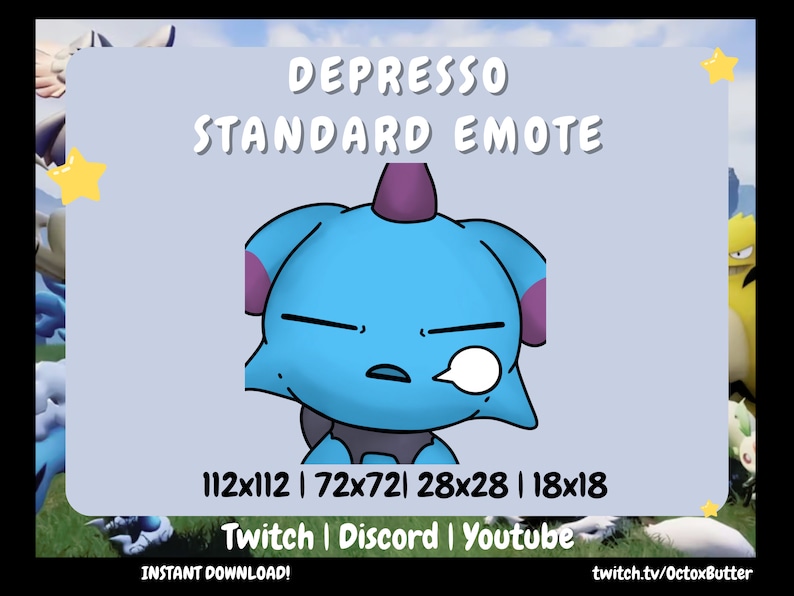 Depresso Sigh Emote: Palworld Twitch, Discord, Youtube (digital ...