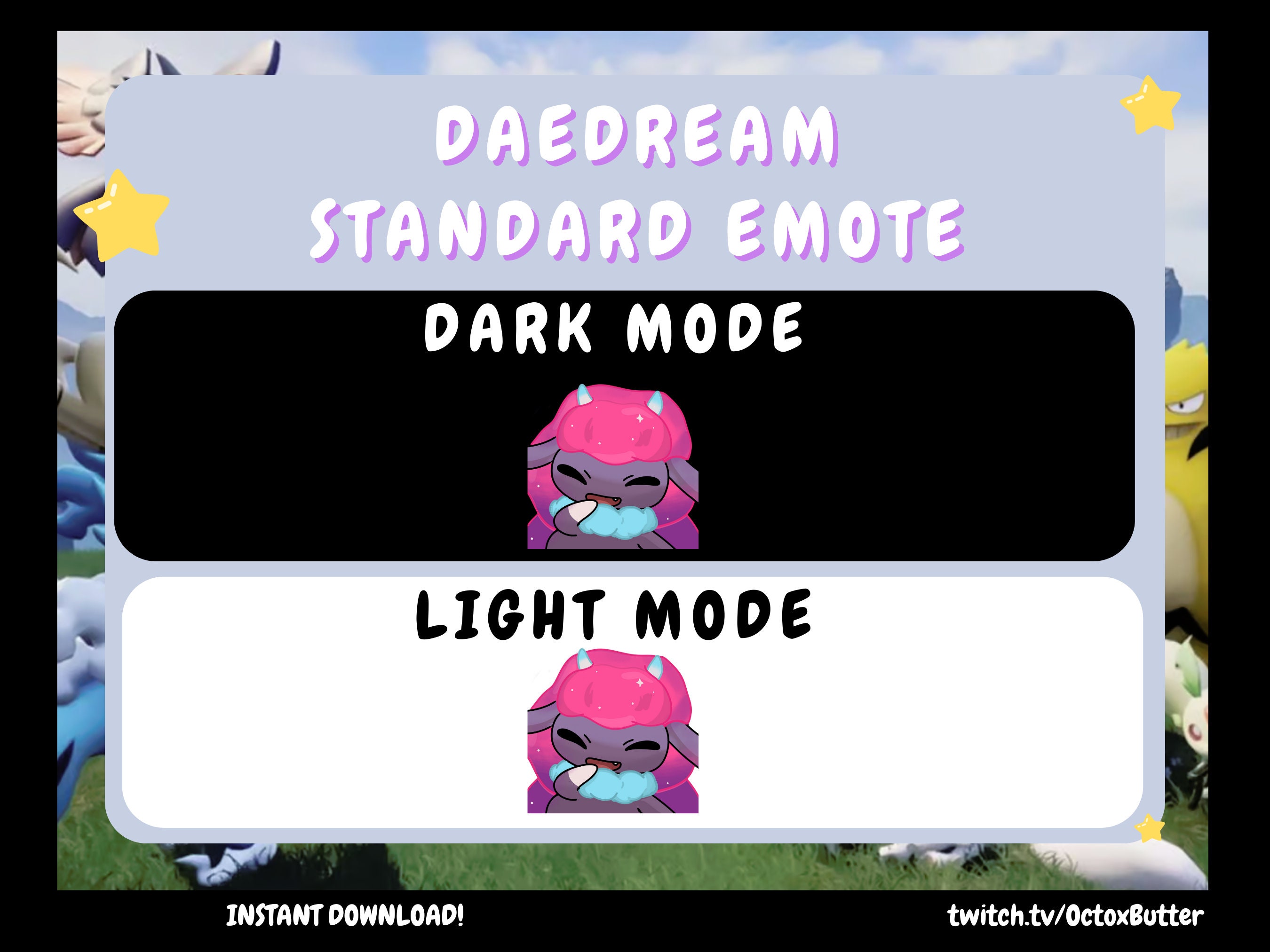 Daedream Twitch Emote Palworld Emote Discord Emote Youtube Emote - Etsy