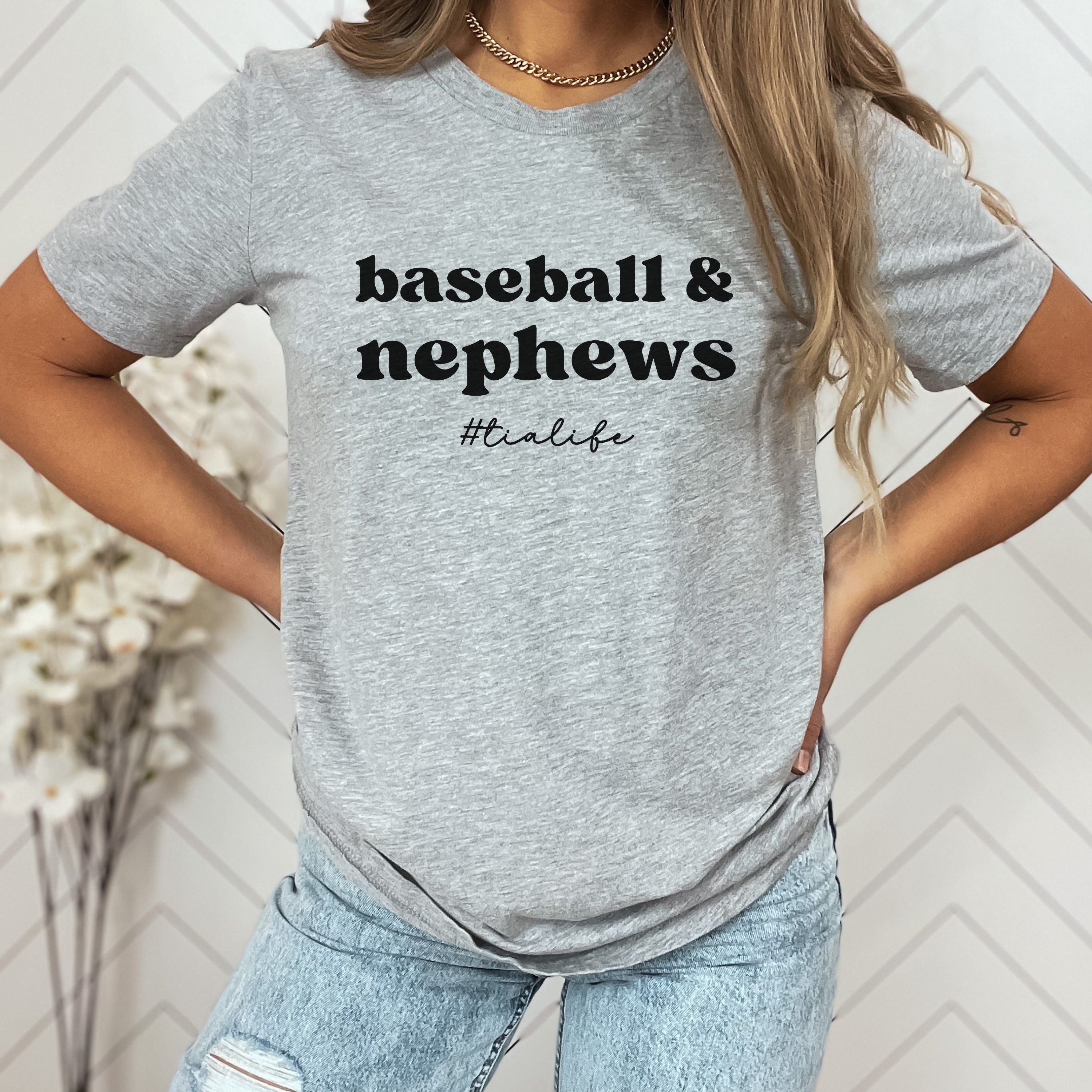 Custom Baseball Aunt Shirt, Funny Game Day T-shirt, Baseball and ...