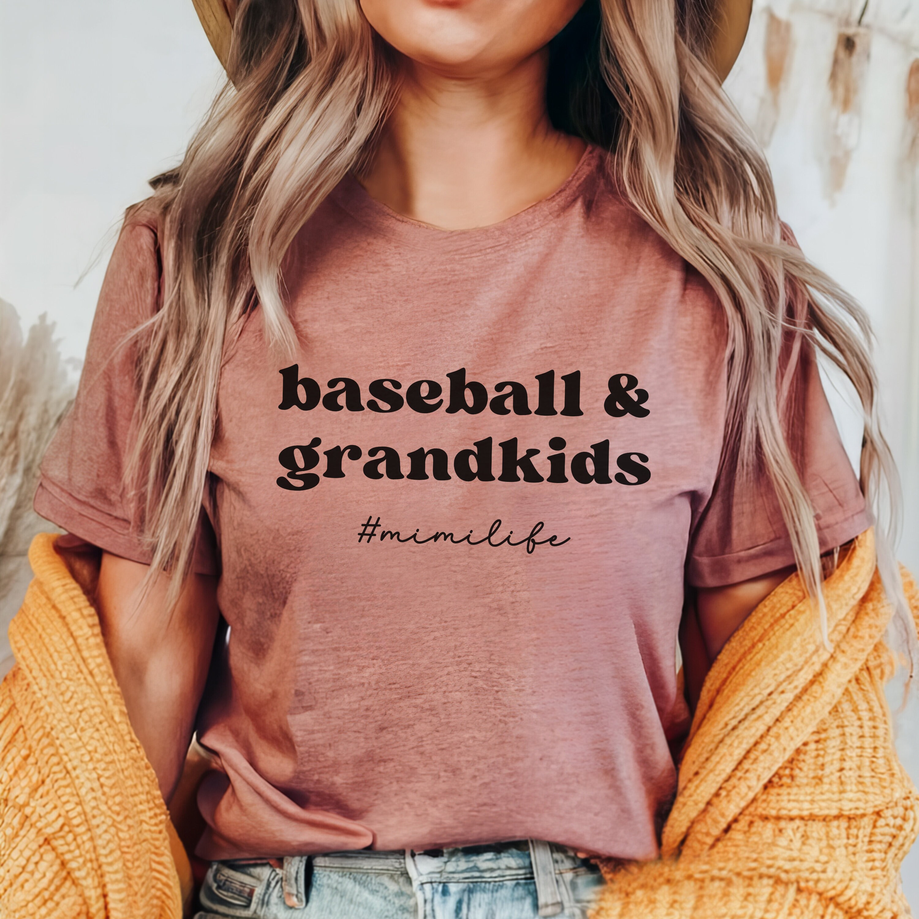 Custom Baseball Grandma Shirt,funny Game Day T-shirt,baseball and ...