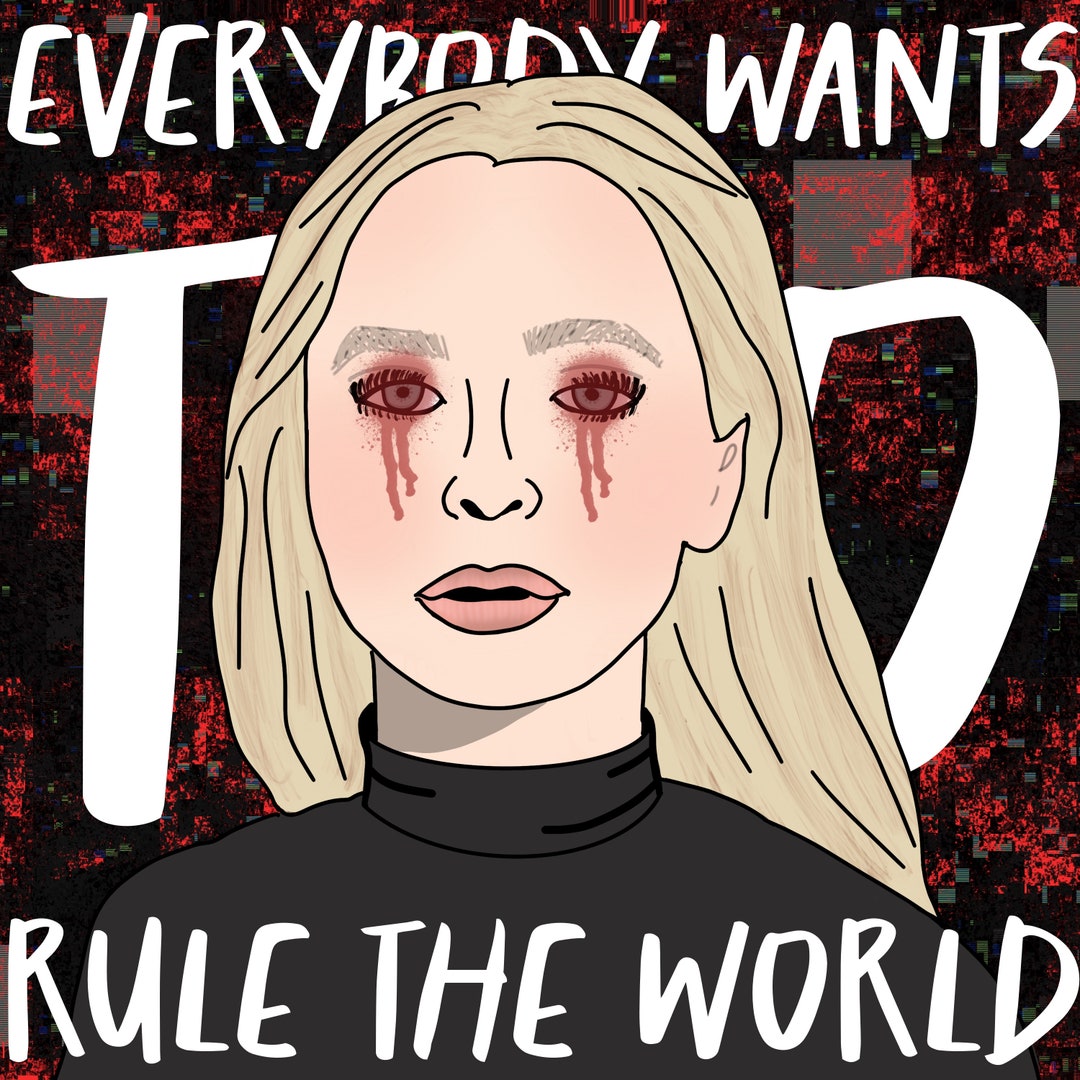 GLOSSY STICKER: Mr. Robot - Angela Moss "everybody Wants to Rule the ...