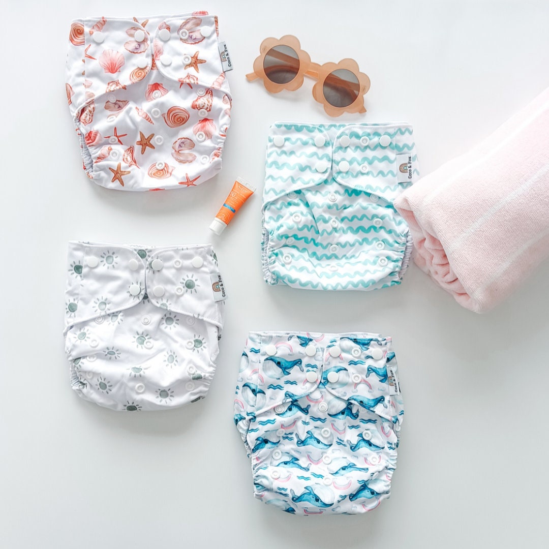 Baby Swim Nappy, Beach Nappies, Eco Swim Nappy, Pool Diaper for Newborn ...