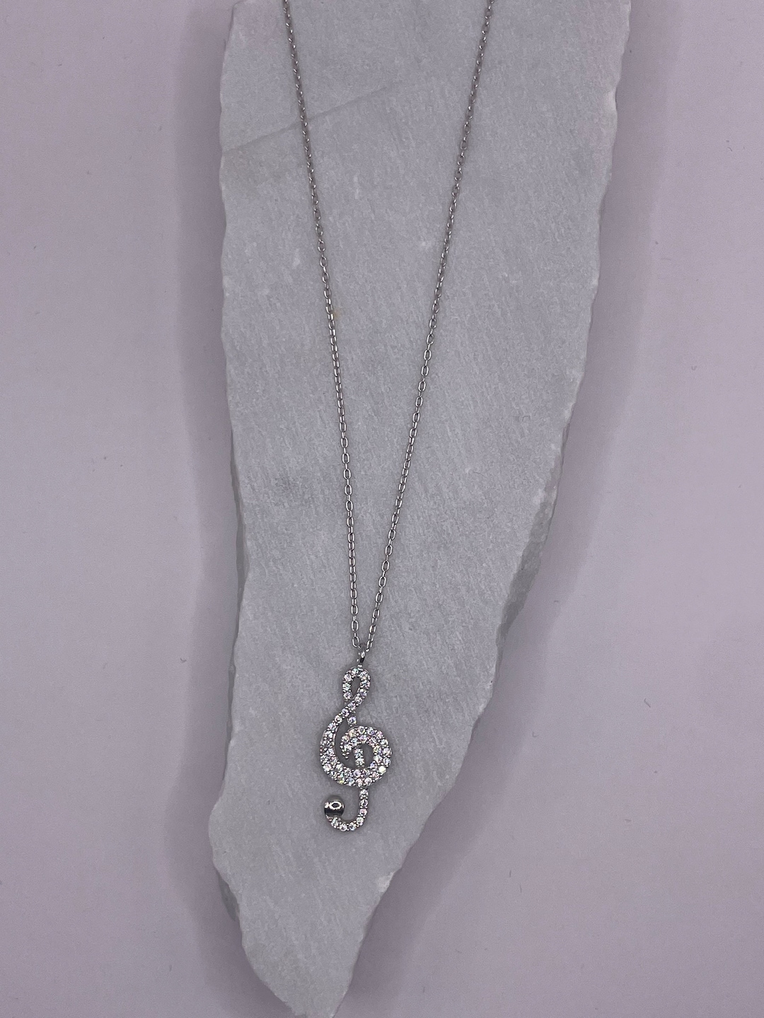Music Note Pendant Necklace, Music Teacher Gift, Music Lover Gift ...