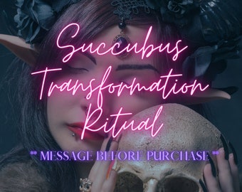 Succubus Shift Succubus Transformation Spell Enchanted Ring - Etsy