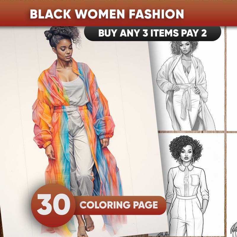 Fashion Artwork Pdf - Etsy