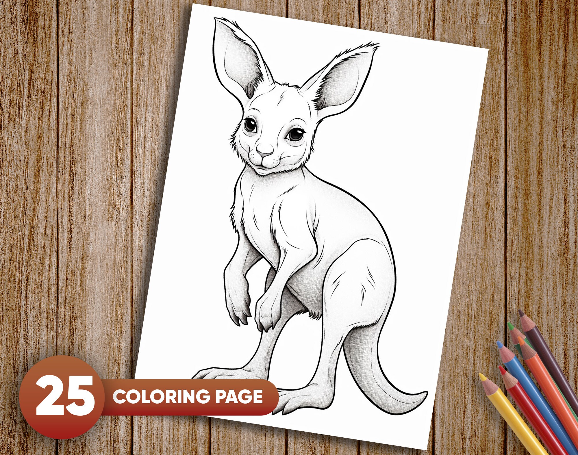 25 Adorable Animals Safari Coloring Pages for Kids Instant - Etsy