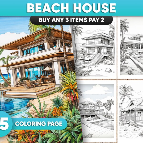 Summer Beach House - Etsy