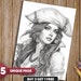 45 Pirate Women Coloring Pages for Adults and for Kids - Etsy