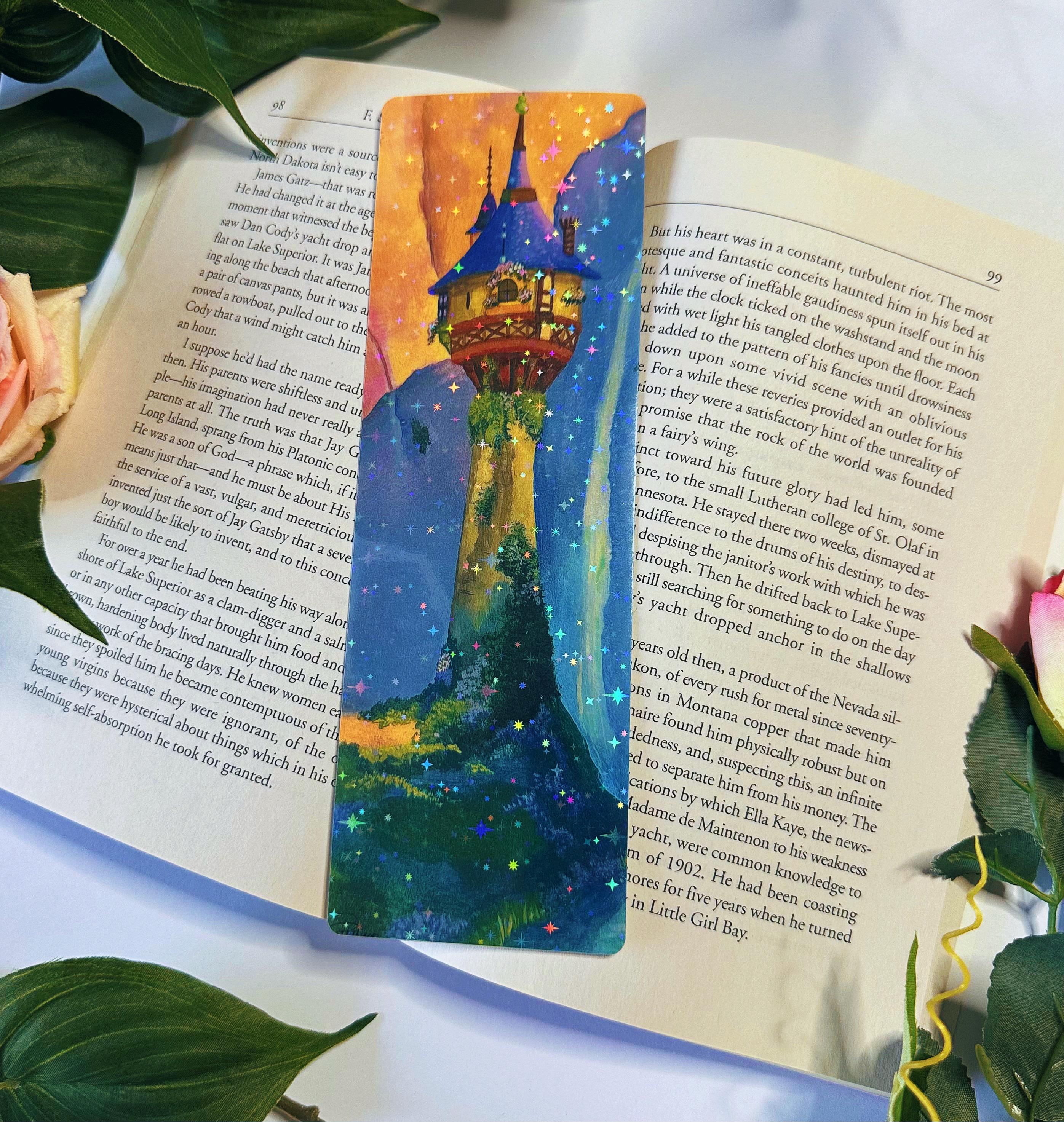 Holographic Disney Tangled Rapunzel Laminated Bookmarks | Rapunzel ...