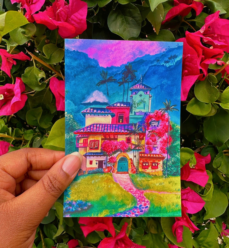 Neonpaletteco Disney Encanto Movie La Casa Madrigal Casita Art Prints ...