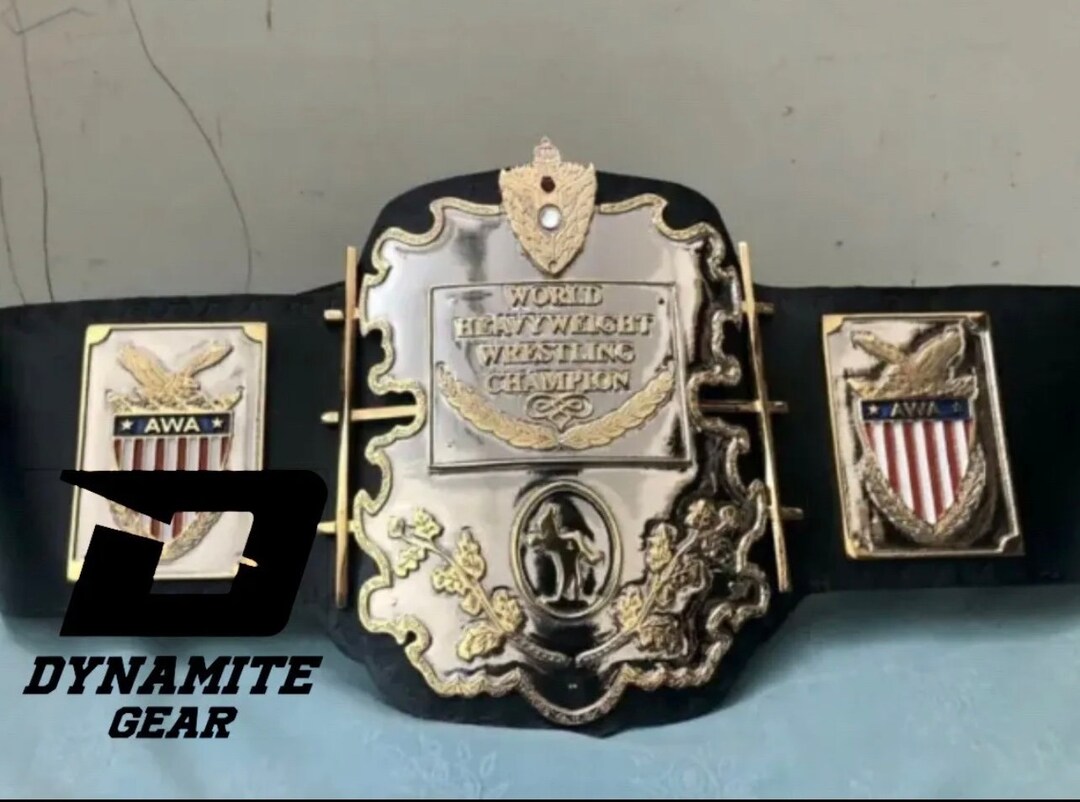 AWA World Heavyweight Wrestling Championship Replica 2mm Belt - Etsy