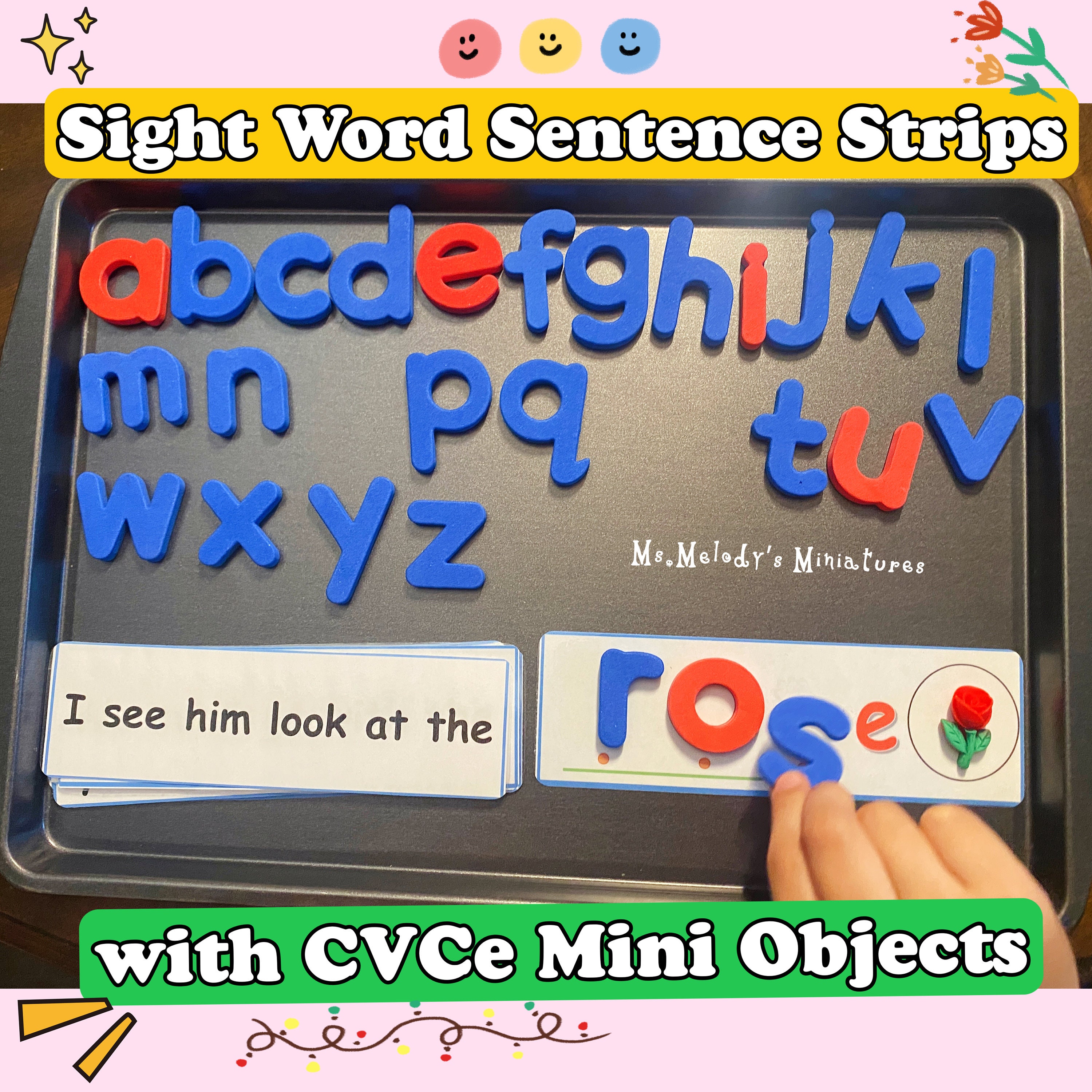 Sight Word Sentence Mastery, Read Build Find, CVC Short Vowels Cvce ...