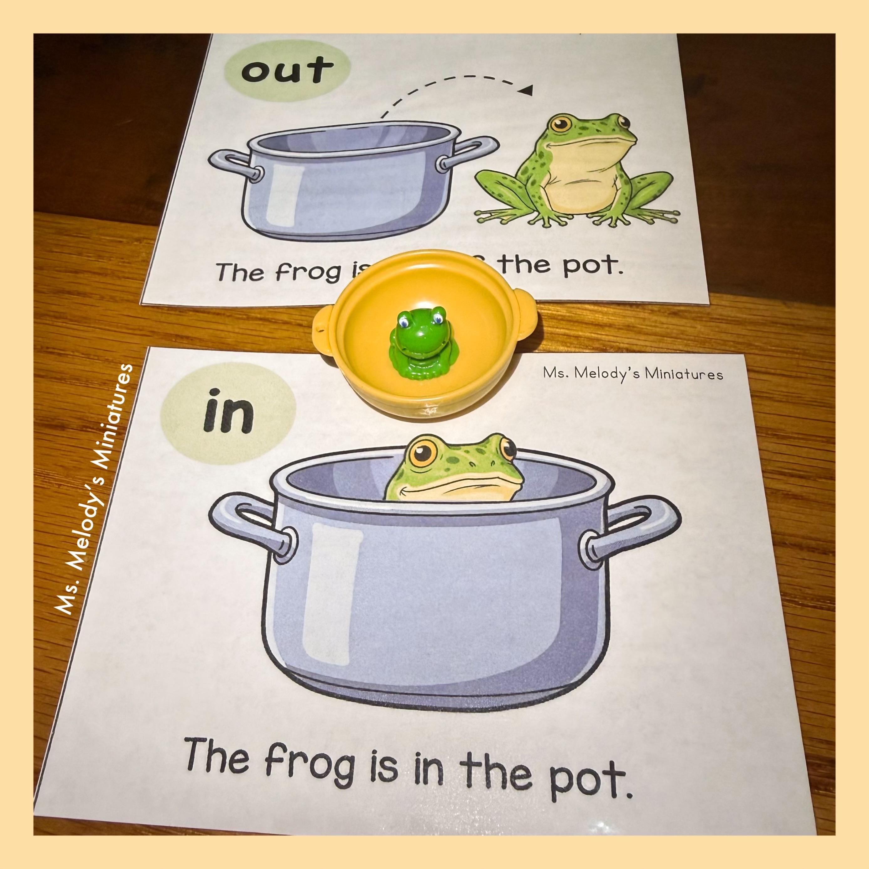 Spatial Concept Preposition Mini Object Kit Interactive Hands on ...