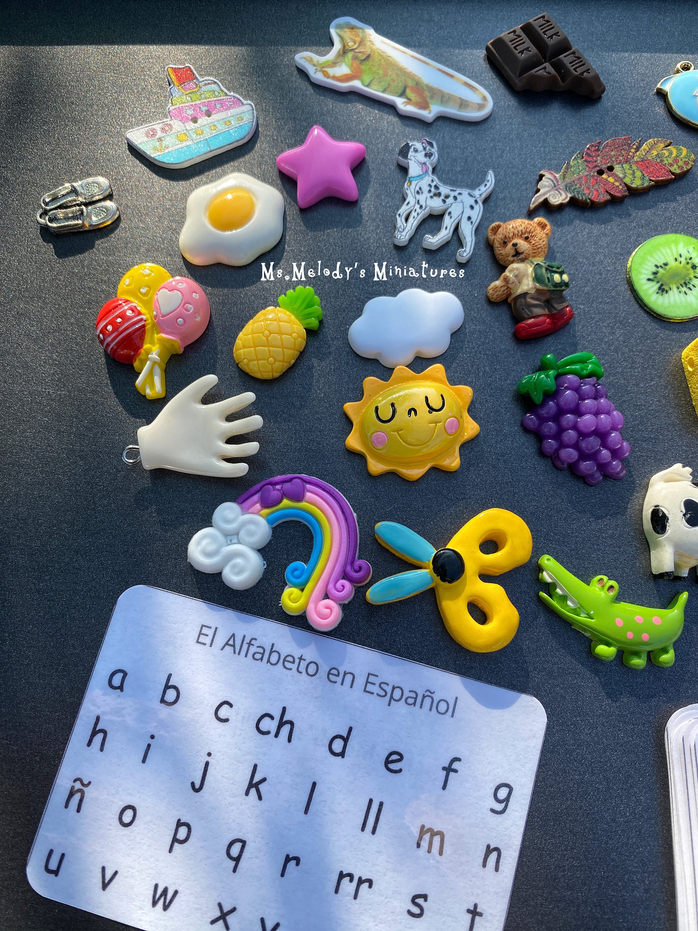Spanish Alphabet Alfabeto Español Mini Objects Spanish ABC - Etsy
